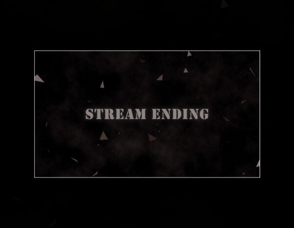Gaming Twitch Scenes with Smoke & Triangles Animation Screens - DigiSpotter